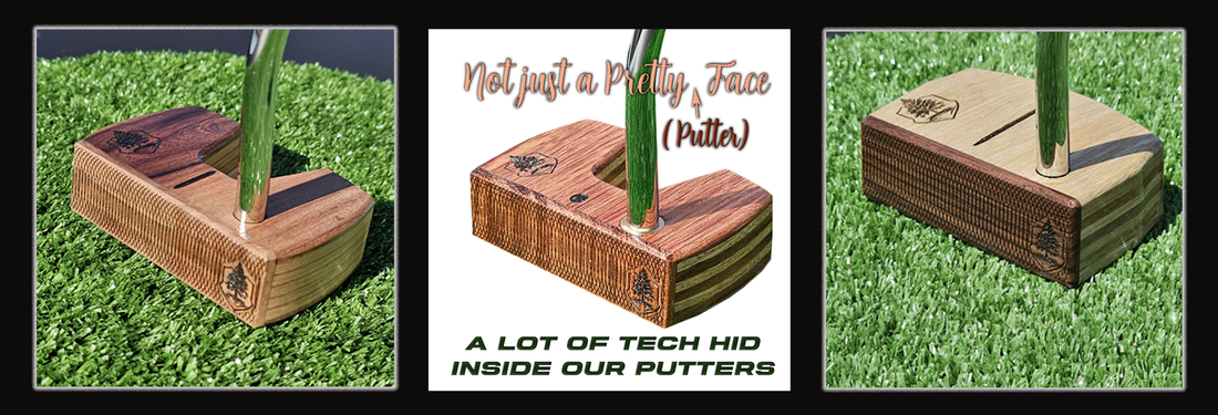 TimberTouch Putterworks exotic precision wood golf putters ...