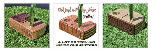 TimberTouch Putterworks exotic precision wood golf putters ...