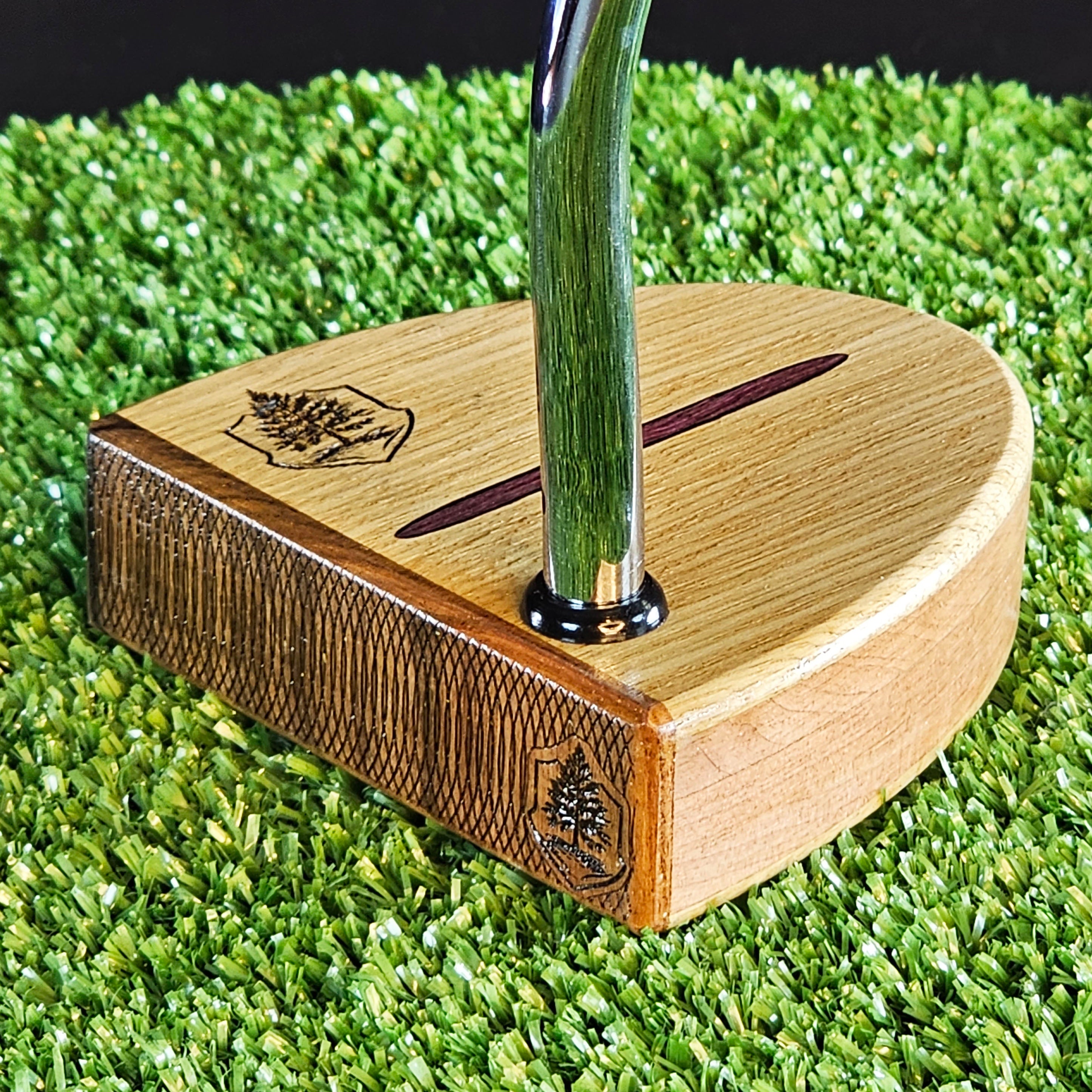 White Limba wood and Rosewood Woodford Putter – Timbertouch Putterworks