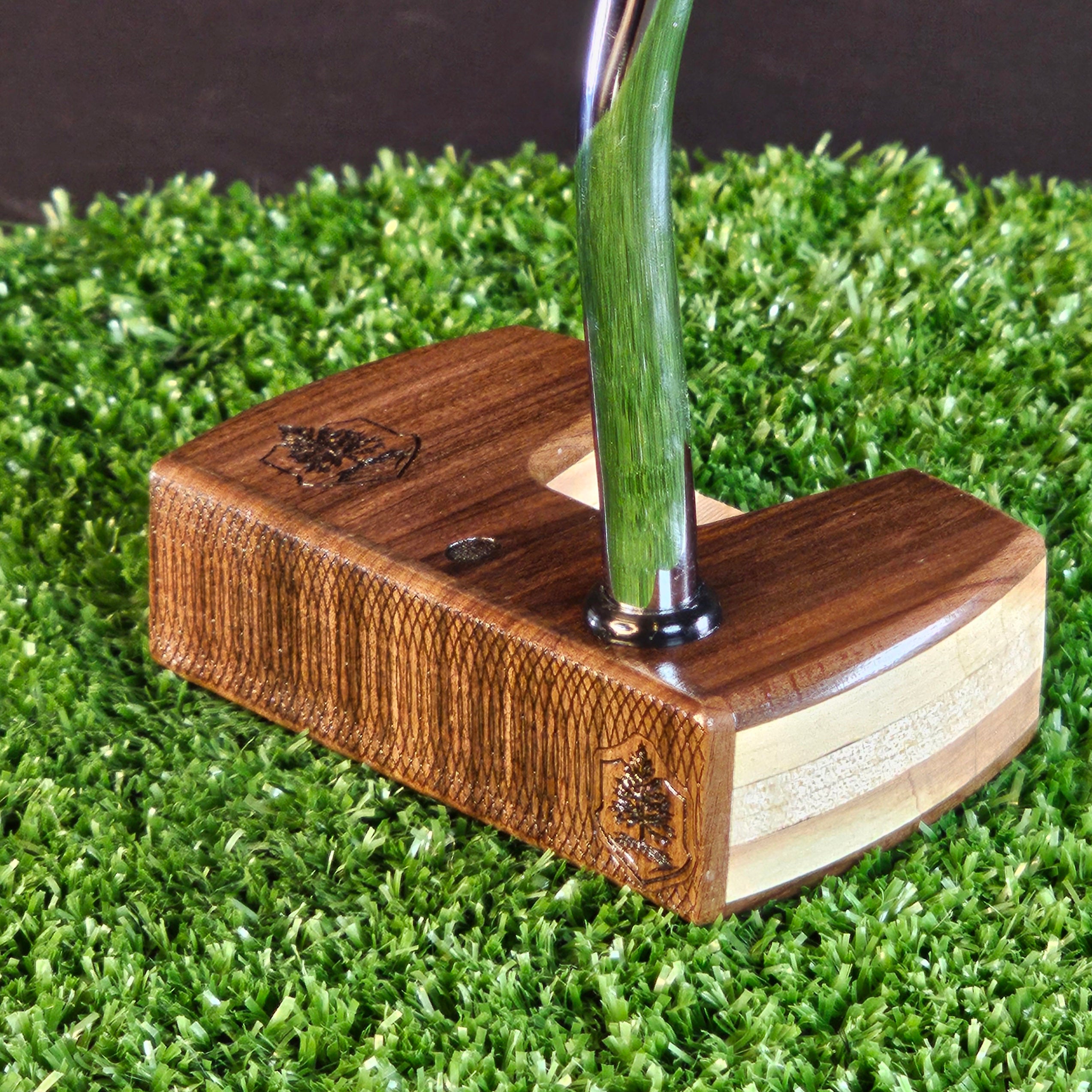 Rosewood Cedar and Oak wood putter – Timbertouch Putterworks