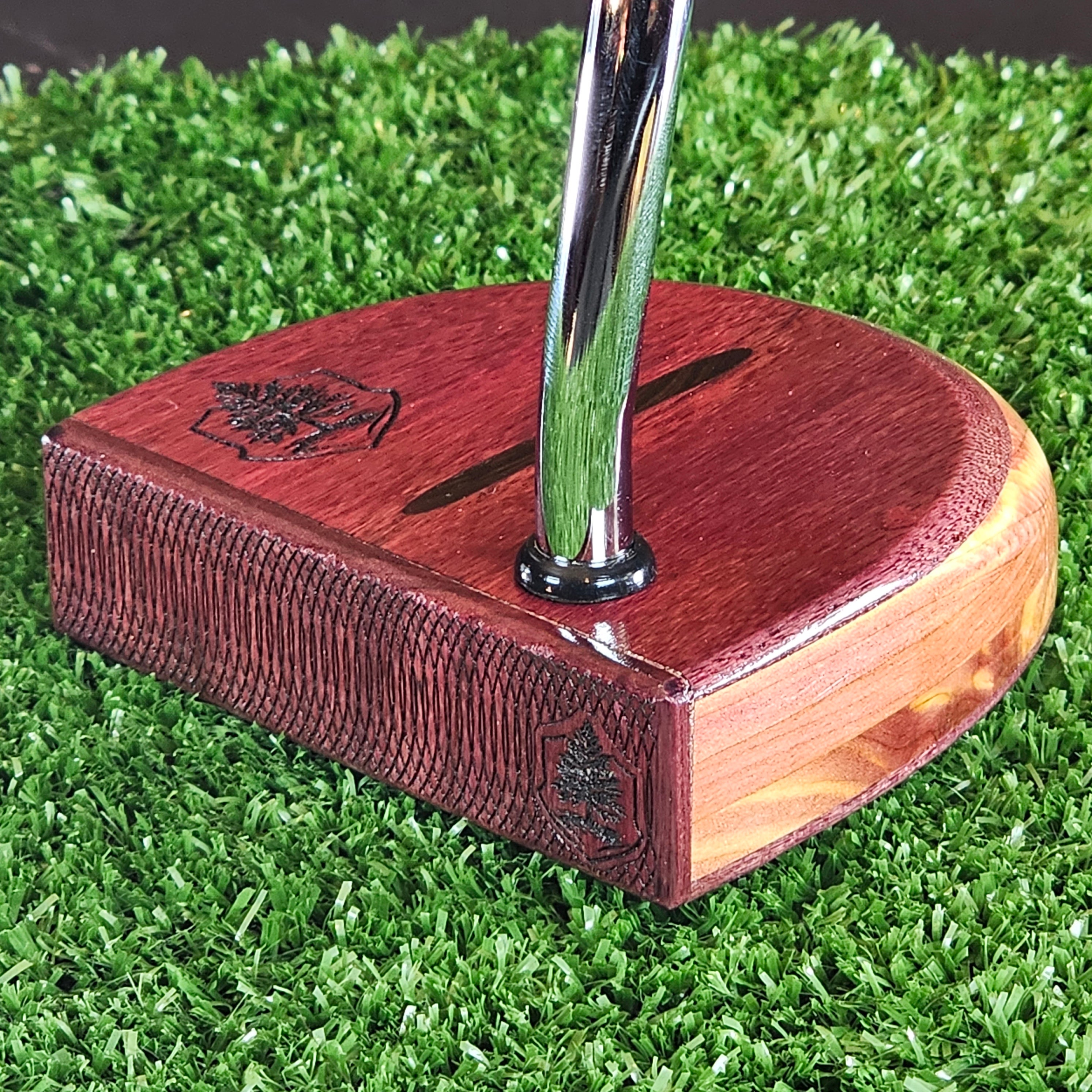 Fatty Style Purpleheart exotic wood and red cedar – Timbertouch Putterworks
