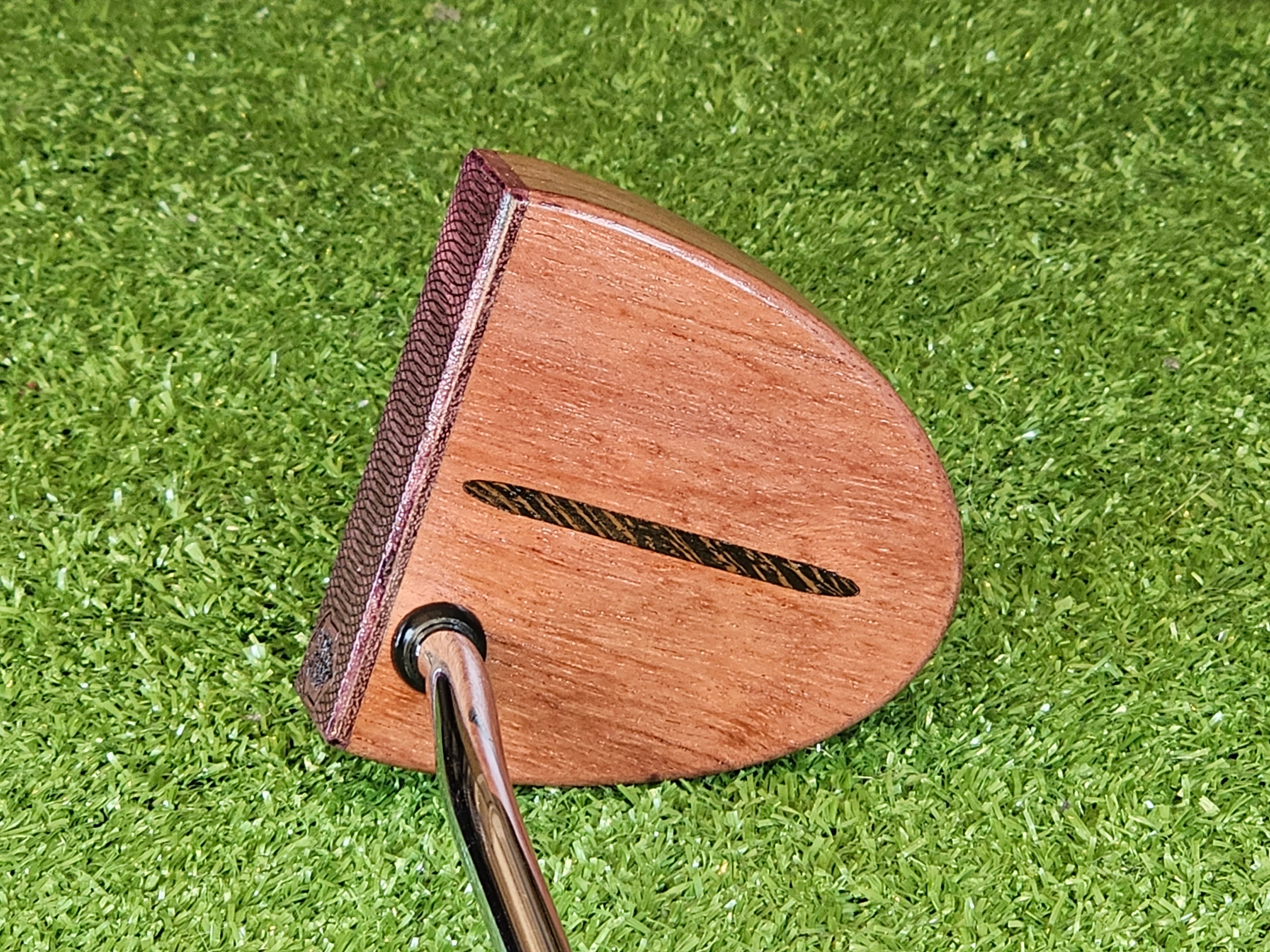 Rosewood walnut and purpleheart Woodford putter for full engraving ...