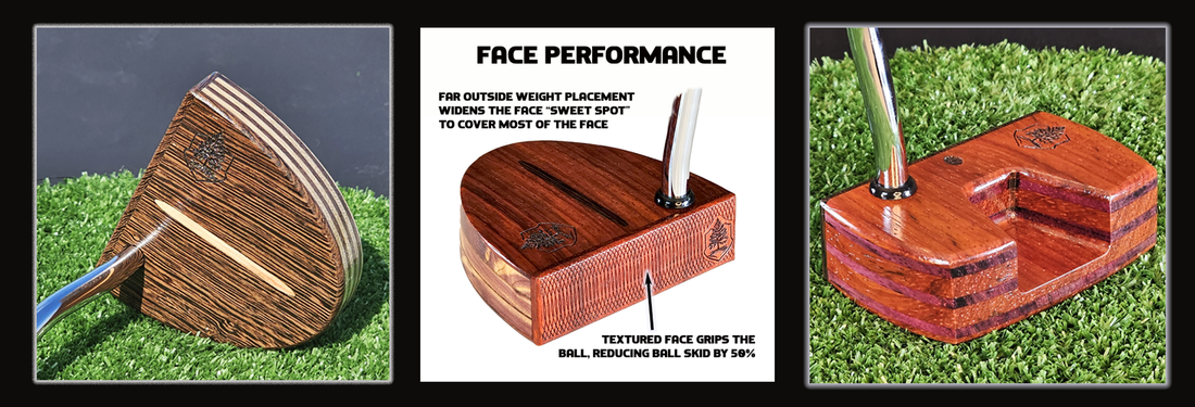 TimberTouch Putterworks exotic precision wood golf putters ...