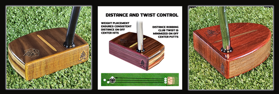 TimberTouch Putterworks exotic precision wood golf putters ...