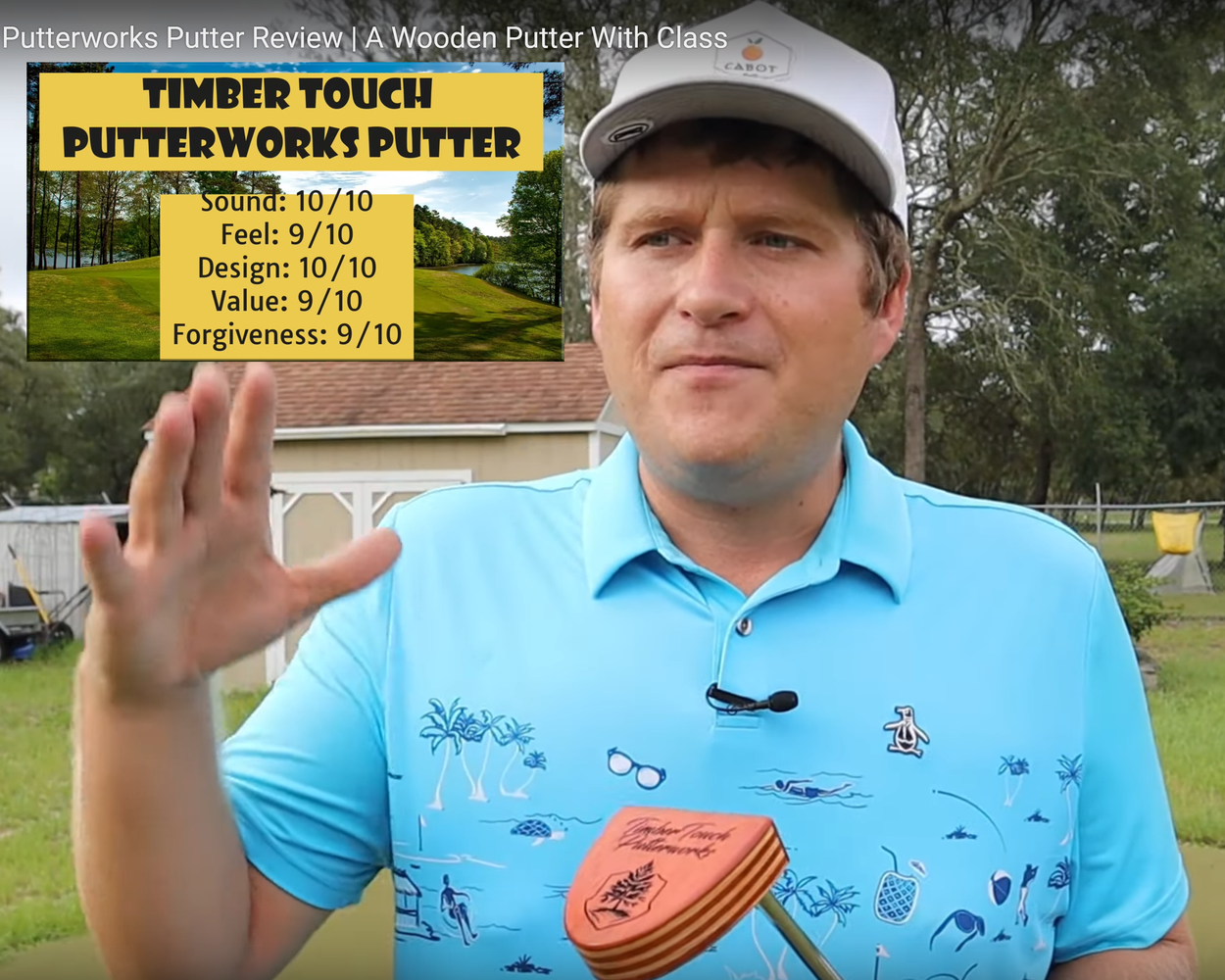 TimberTouch Putterworks exotic precision wood golf putters ...