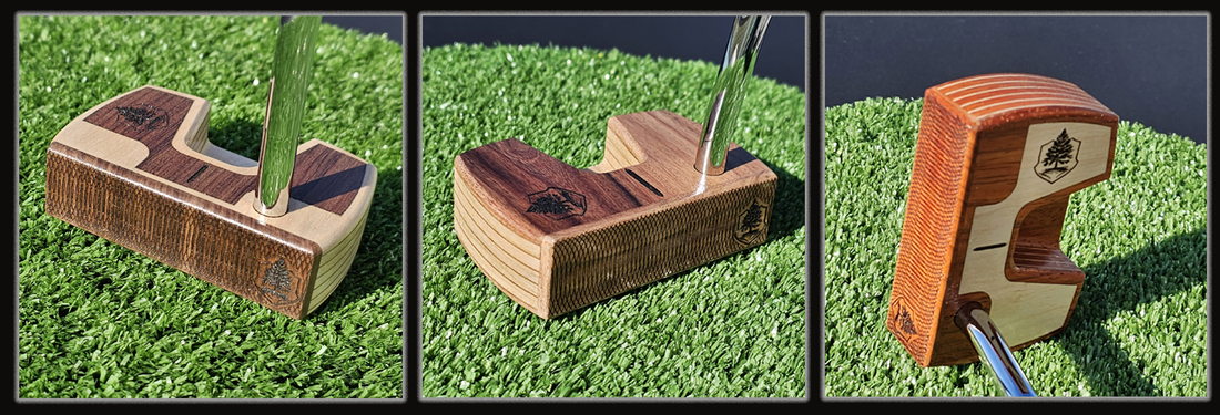TimberTouch Putterworks exotic precision wood golf putters ...