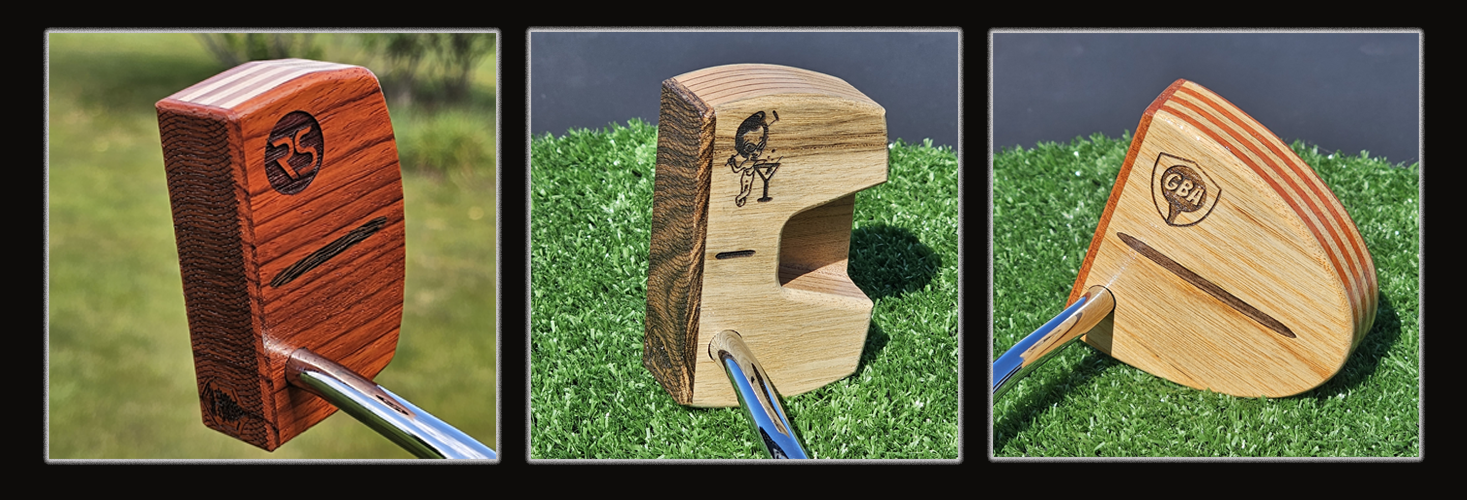 TimberTouch Putterworks exotic precision wood golf putters ...