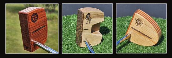 TimberTouch Putterworks exotic precision wood golf putters ...